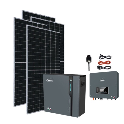 Kit fotovoltaico 6440W PRO inverter ibrido monofase Zucchetti 6kW l...