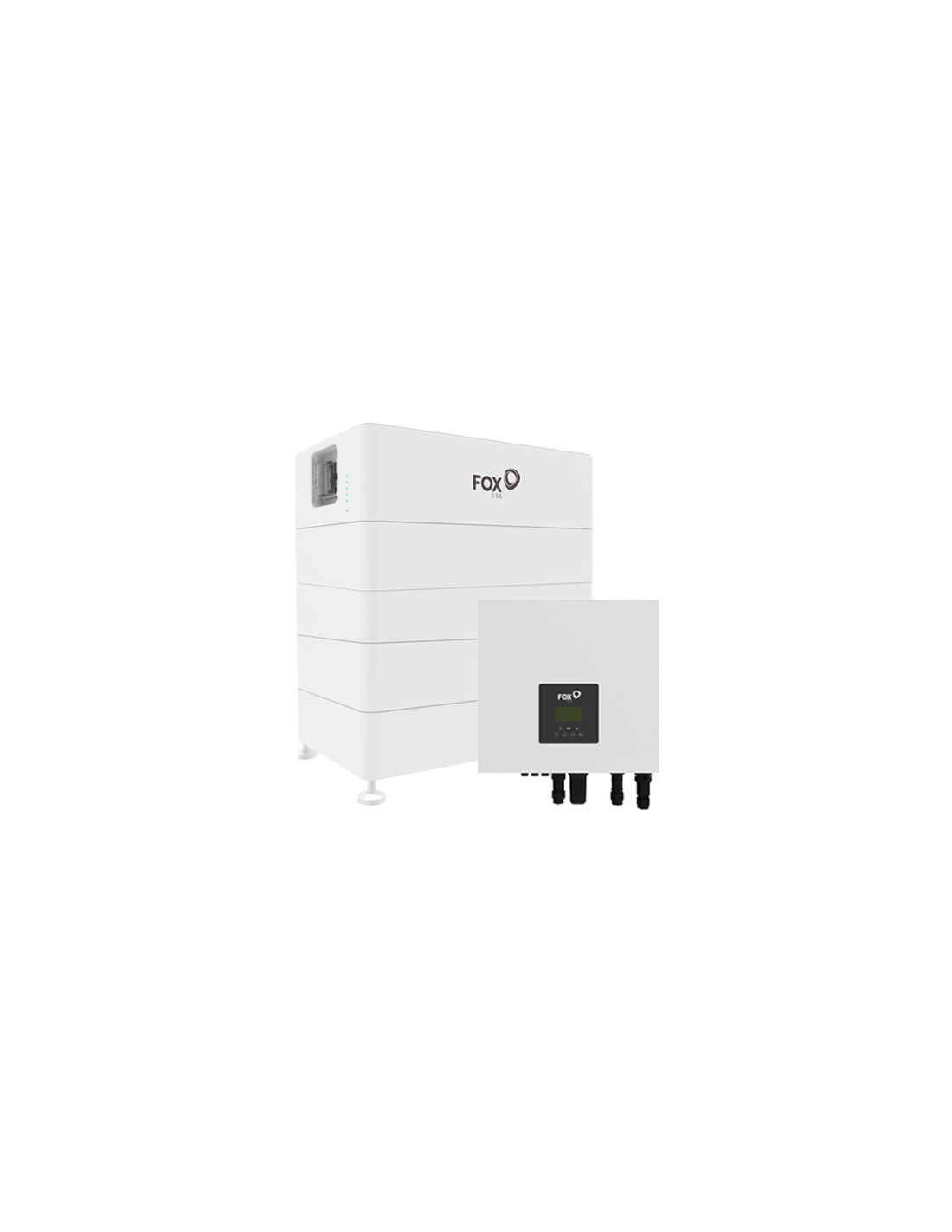 Sistema di accumulo monofase inverter ibrido Fox 5kW accumulo litio... Sistema di accumulo monofase inverter ibrido Fox 5kW accumulo litio...