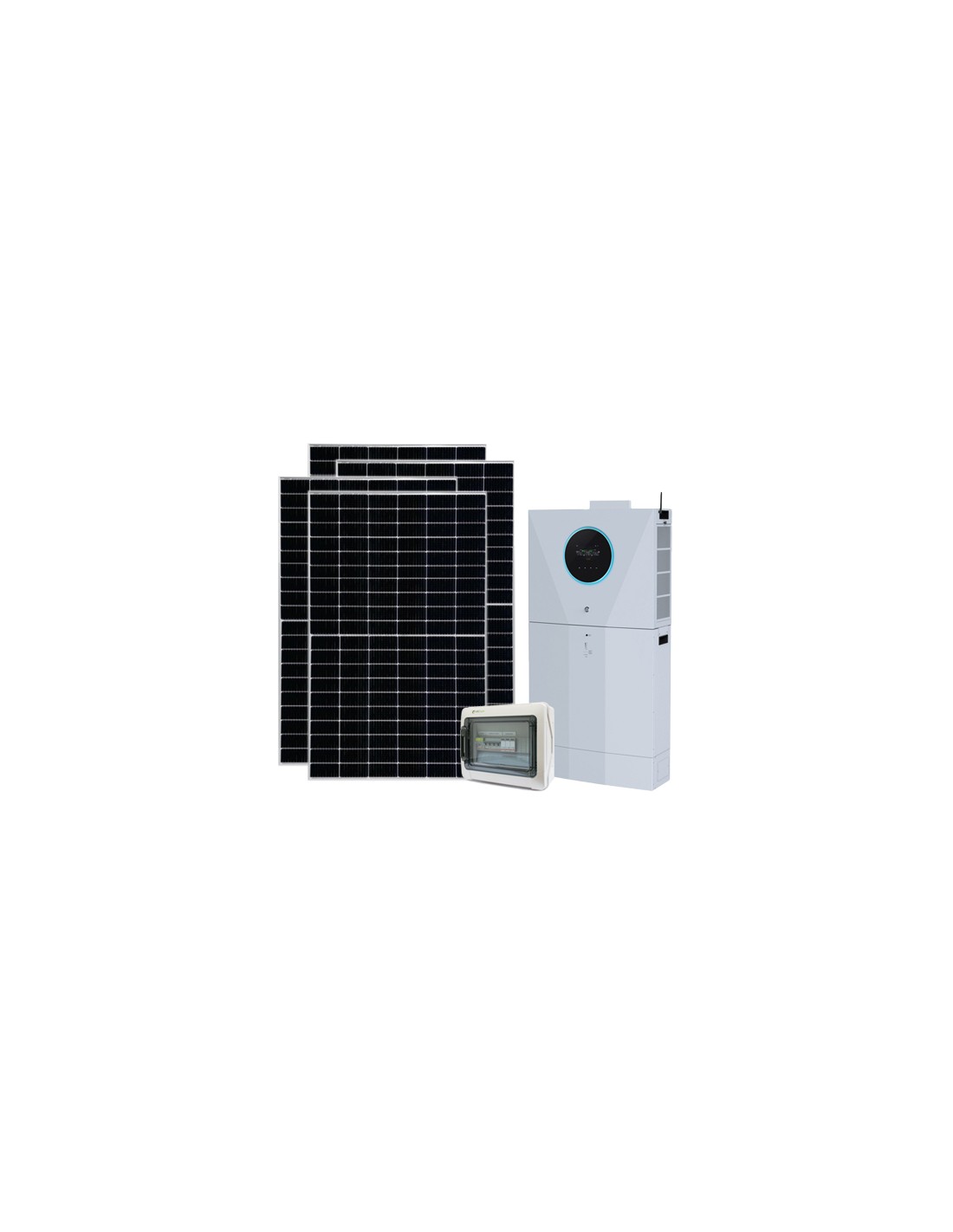 Single-phase photovoltaic Kit 3320W PLUS inverter ESS810 8kW lithium 5 ...