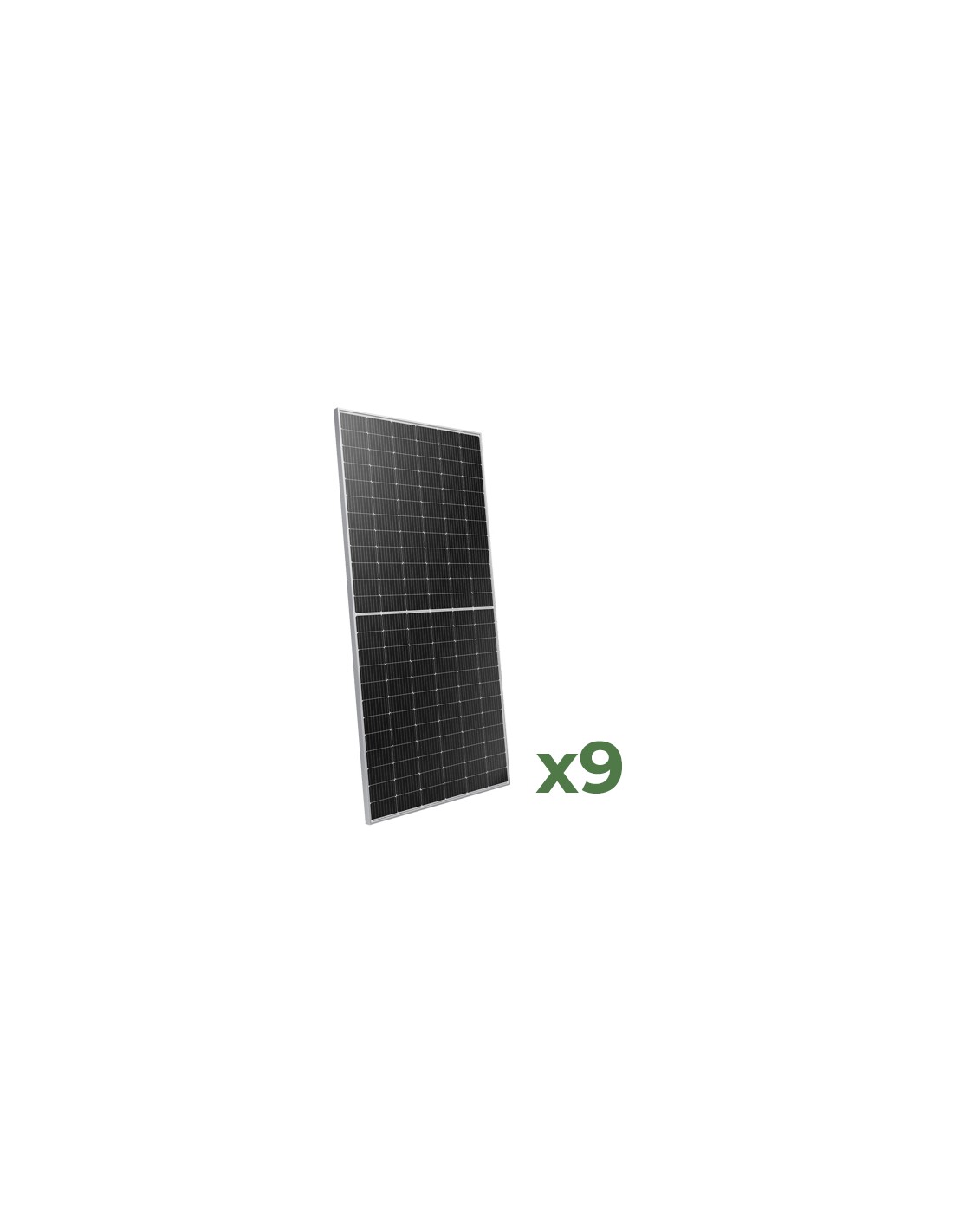 Set of 9 Photovoltaic Solar Panels 560W total 5040W monocrystalline PEIMAR