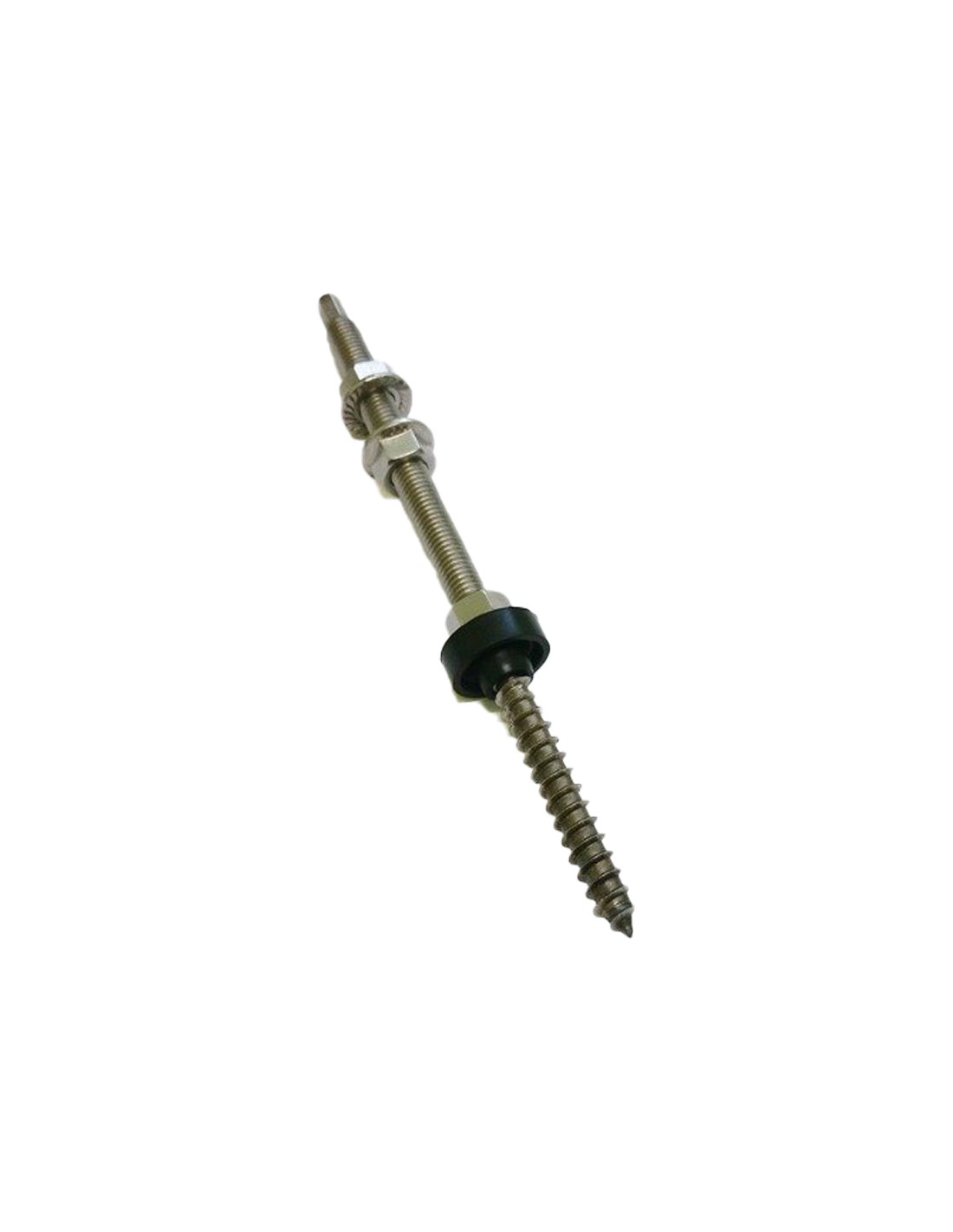 Kit de fixation pour 6 panneaux de toiture en bois photovoltaïque