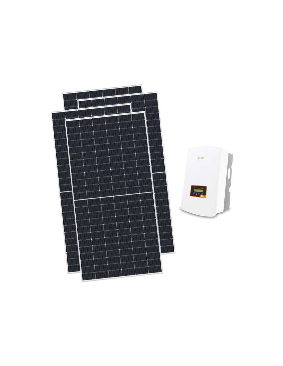 Three-phase photovoltaic kit 6960W Solis string inverter 6kW connected ...