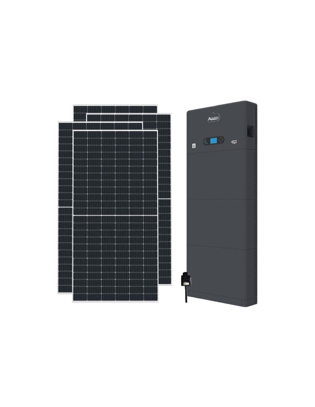 Kit photovoltaïque monophasé 5220W onduleur 5kW Zucchetti lithium 10.24kWh