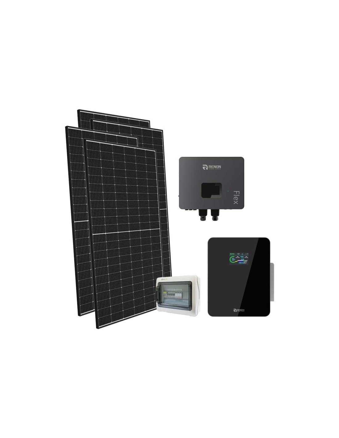 Off-Grid single-phase photovoltaic kit 3535W Renon Power 4.6kW Xcellent ...