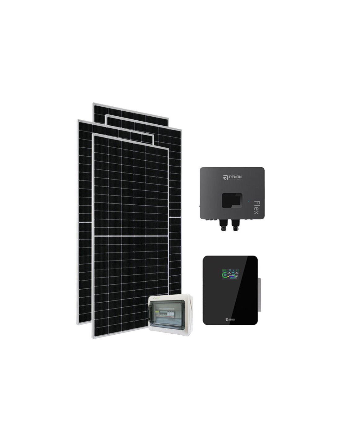 Off-Grid single-phase photovoltaic kit 3300W Renon Power 4.6kW Xcellent ...