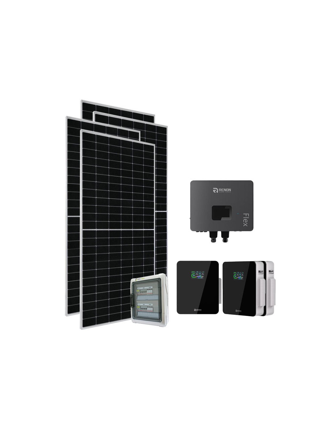 Off-Grid single-phase photovoltaic kit 5500W Renon Power 4.6kW Xcellent ...