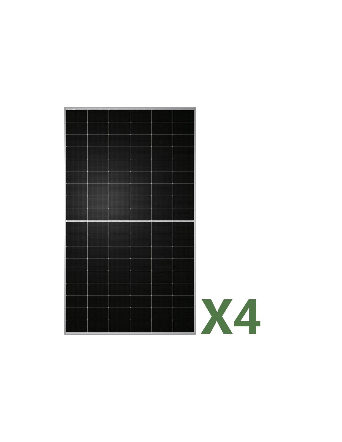 Set de 4 paneles solar fotovoltaico de doble cara 500W total 2000W mono TW Solar