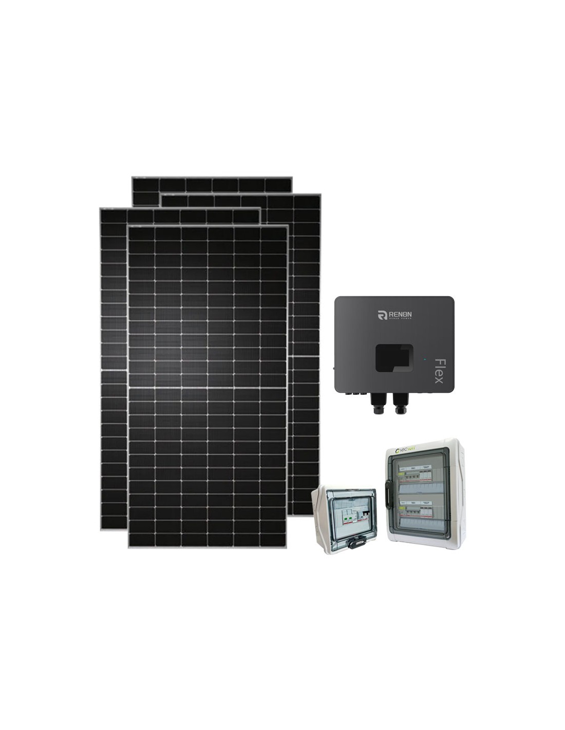 Kit fotovoltaico monofase 7080W inverter Renon Power 6kW zero immissione