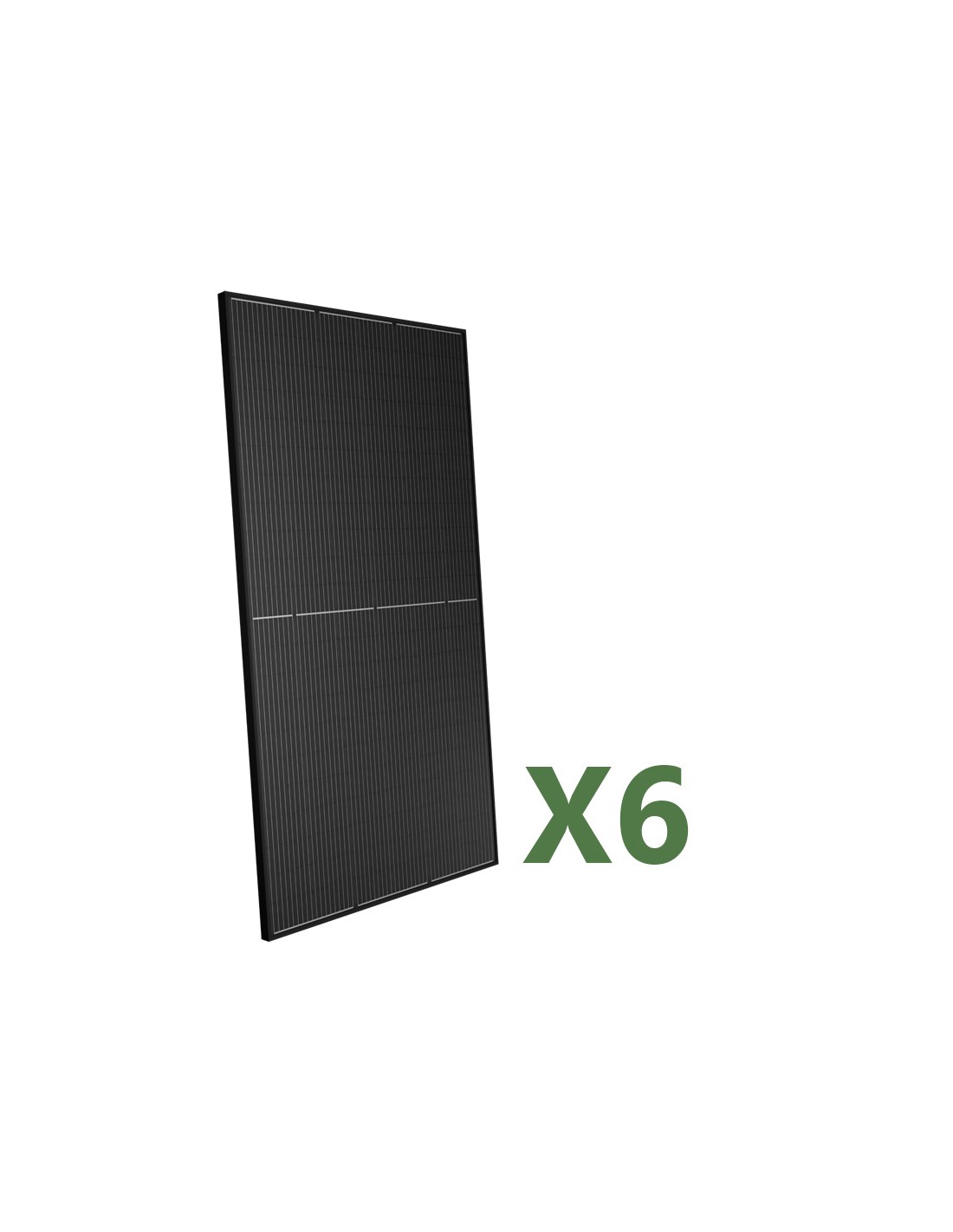Set 6 Photovoltaik-Solarmodul Peimar Full Black 500W Gesamt 3000W ...