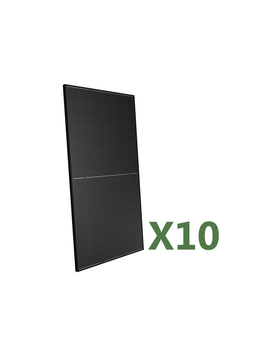 Set of 10 Peimar Full Black 500W total 5000W mono photovoltaic panel ...