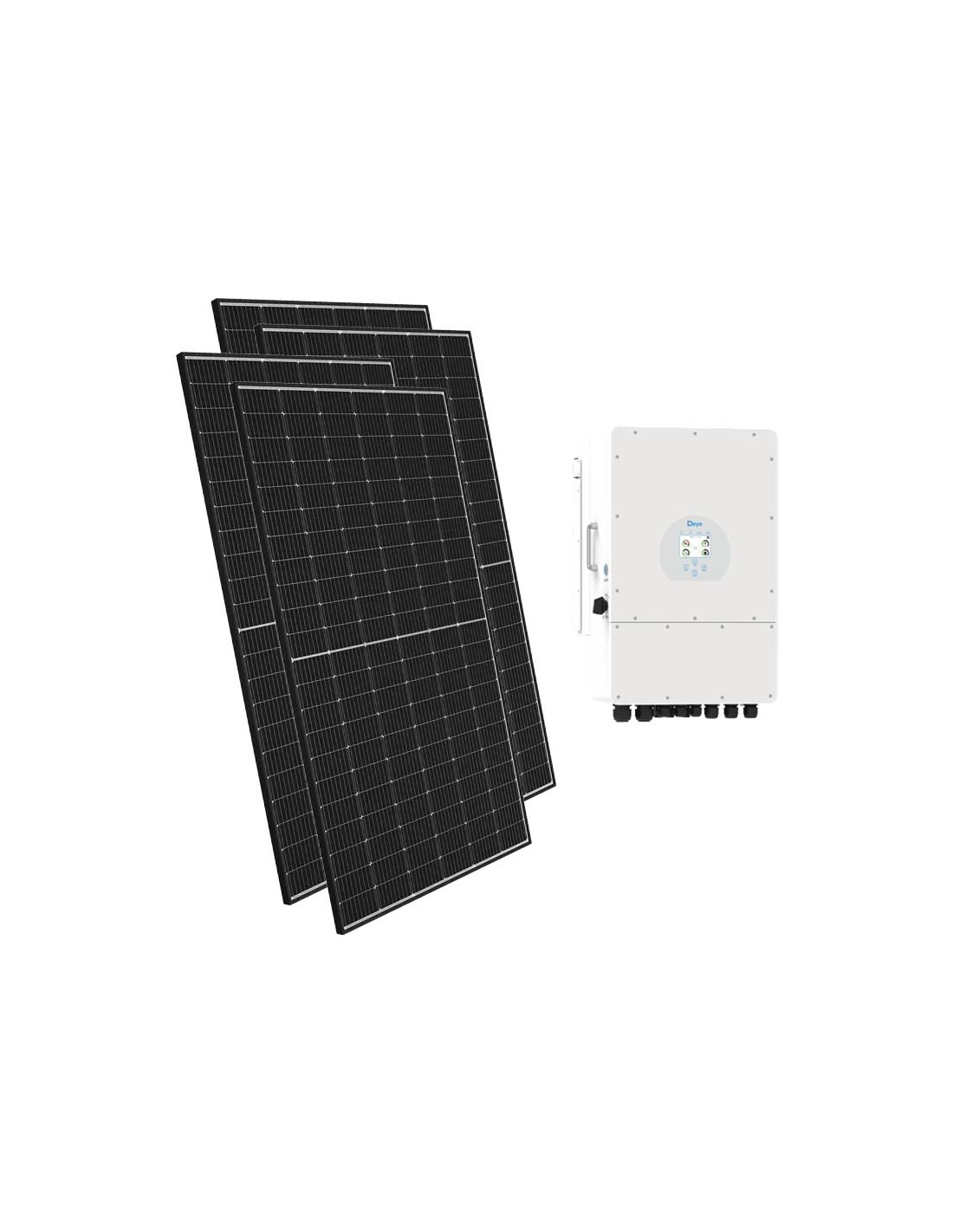 Kit fotovoltaico trifásico 20200W inversor Deye 20kW preparado para ...
