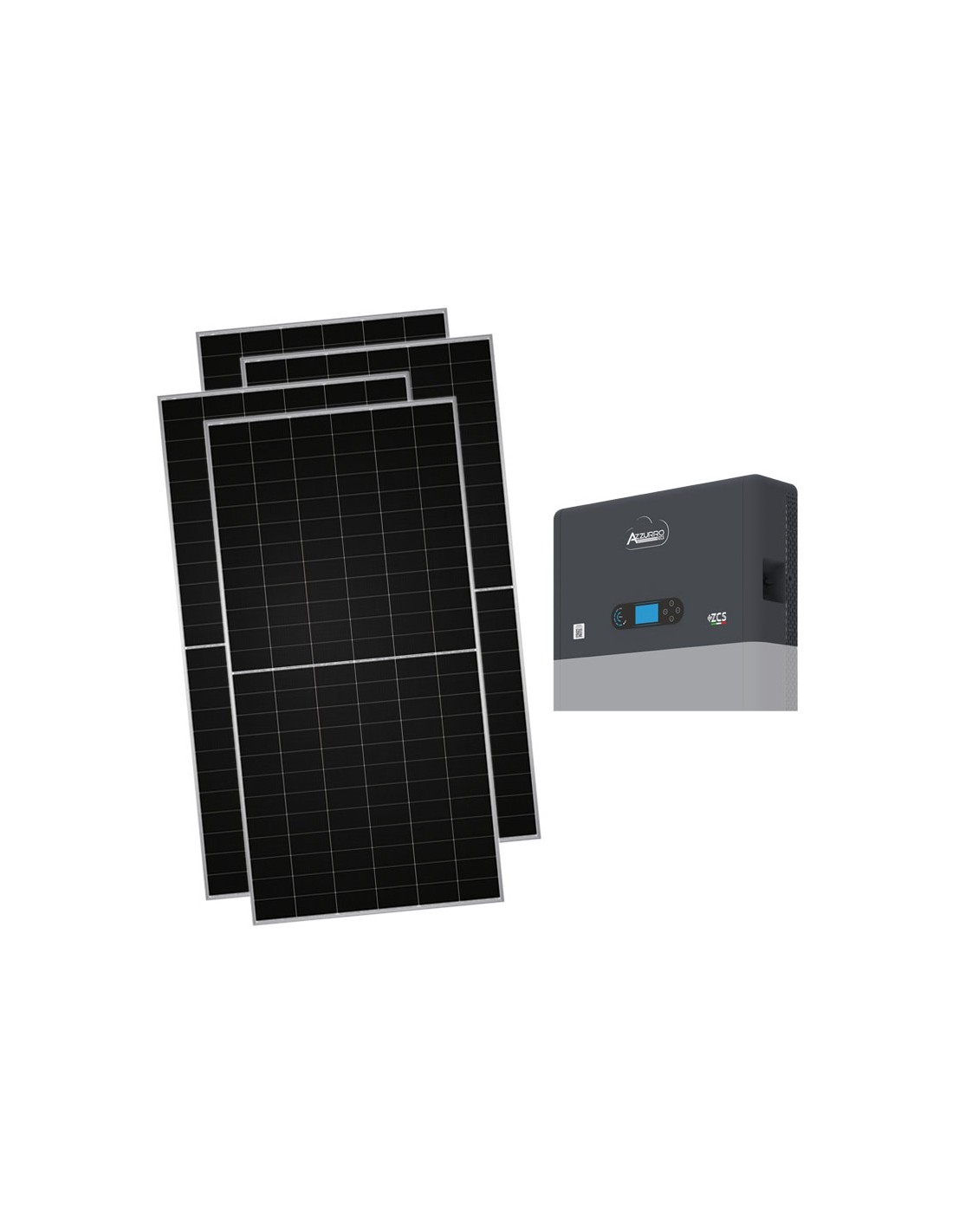 Kit fotovoltaico monofásico 4130W inversor ZCS Azzurro 3.6kW para ...