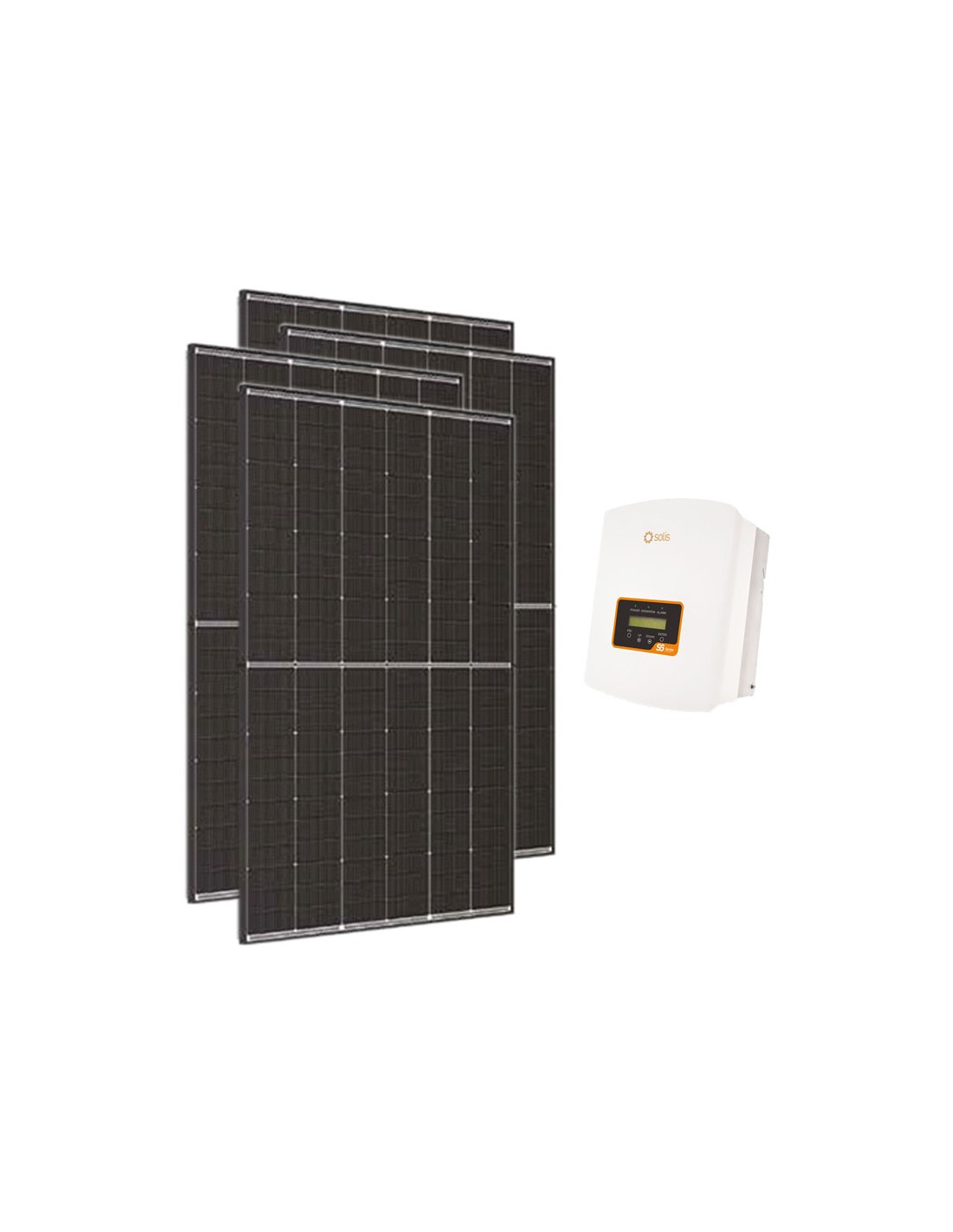 Kit Fotovoltaico 2250W inversor monofásico Soils mini 2kW conectado a ...